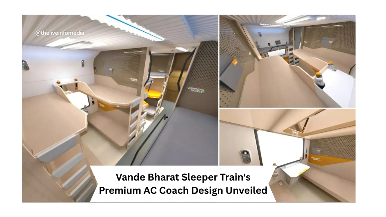 First Look: Vande Bharat Sleeper Train’s Premium AC Coach Design Unveiled